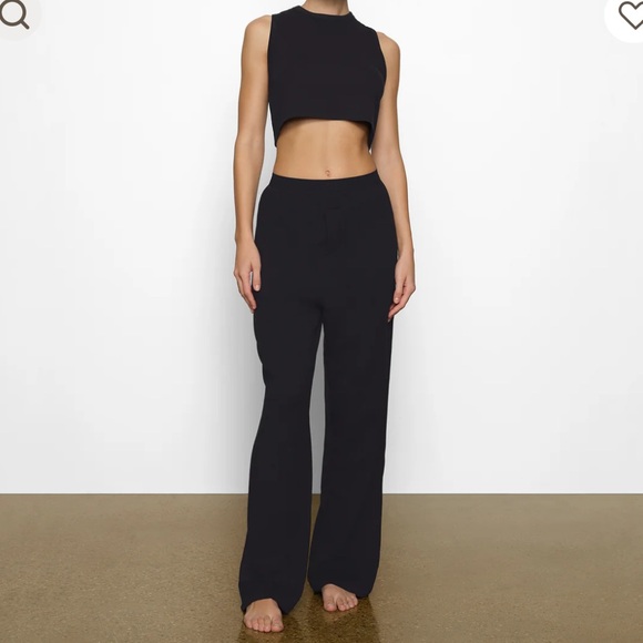 SKIMS | Pants & Jumpsuits | Skims Boyfriend Loose Pants Onyx Nwt | Poshmark
